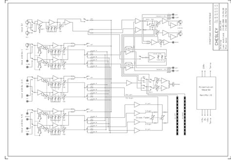 Schéma Chesley Ocea 15m Table De Mixage Dj Vintage