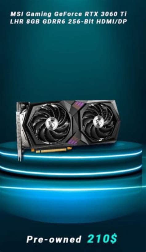 is there a way to test a gpu msi 3060ti without having any