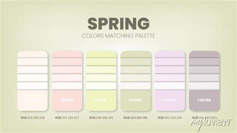 Color Palette In A Spring Colour Theme Collections Color Scheme Posters For The Wall Posters