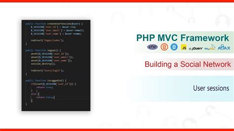Php Mvc Framework 20 Building A Social Network User Sessions