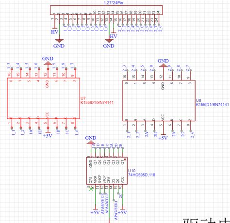 辉光管时钟学习制作及开源软硬件工程qs27 1 原理图 Csdn博客
