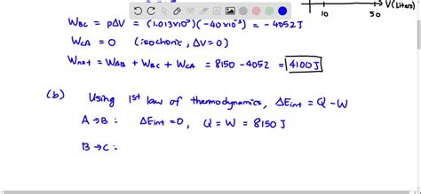 Solveda 100 Mol Sample Of An Ideal Monatomic Gas Is Taken Through