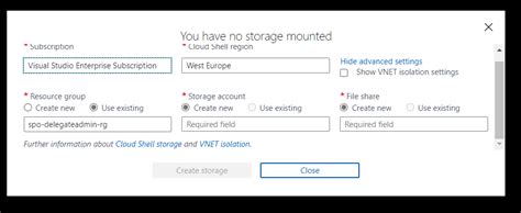 getting started with azure shell and pnp powershell with certificates