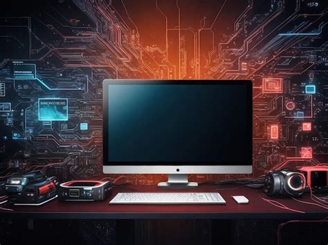 Premium Photo Creative Code Skull Sketch On Modern Laptop Monitor