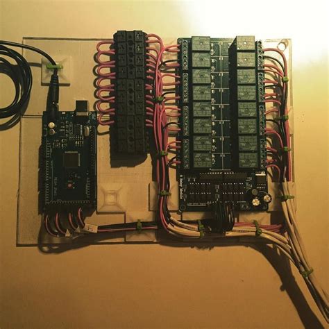 Arduino Relay Bank Installation By Aaron Rockwell