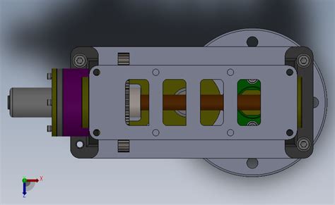 太阳能双轴跟踪装置 solidworks 2013 模型图纸下载 懒石网