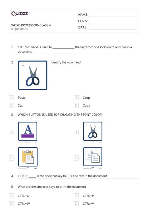 Making A Worksheet In Word