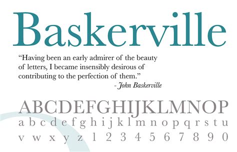 Baskerville Typeface
