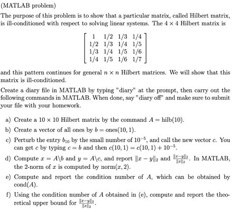 Matlab Problem The Purpose Of This Problem Is To Matlab Problem The Purpose Of This Problem Is To