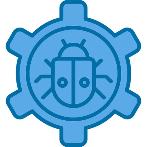 Debug Generic Blue Icon