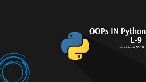 Abstraction In Python Youtube