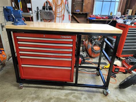First Basement Workbench For Hobbies And Small Projects During The Winter 2x4s 34 Plywood