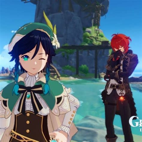 Diluc And Venti Genshin Impact Anime Impact Art