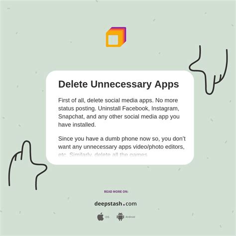 Delete Unnecessary Apps Deepstash