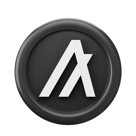 Premium PSD Algorand Algo D Coin Icon