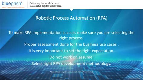 Blue Prism Introduction Pptx Robotics Technology And Computing