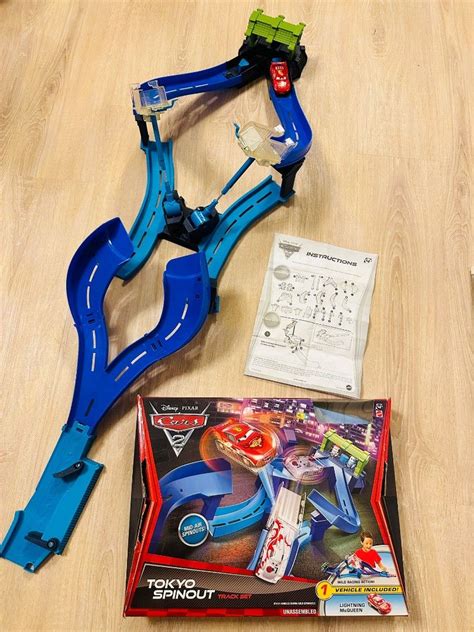 Cars2 Disney tokyo spinout barrel Blowout Midnight jump 興趣及遊戲 玩具 遊戲類 Carousell