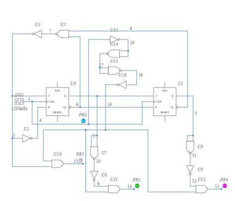 Frequency Divider By 3 With Phase Shifted Outputs Multisim Live