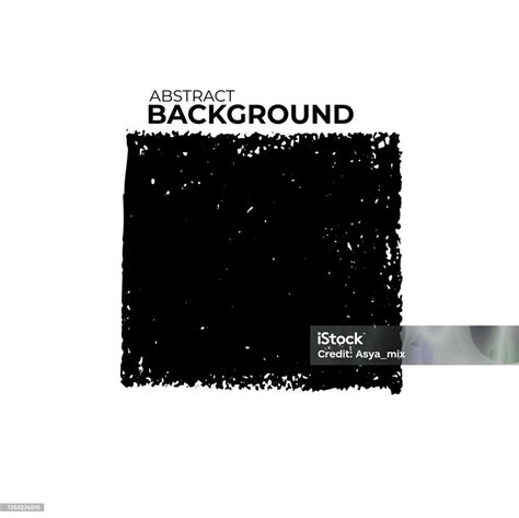 텍스트가 있는 검은색 러프 엣지 벡터 사각형 상자입니다 거친에 대한 스톡 벡터 아트 및 기타 이미지 거친 건조한 검은색