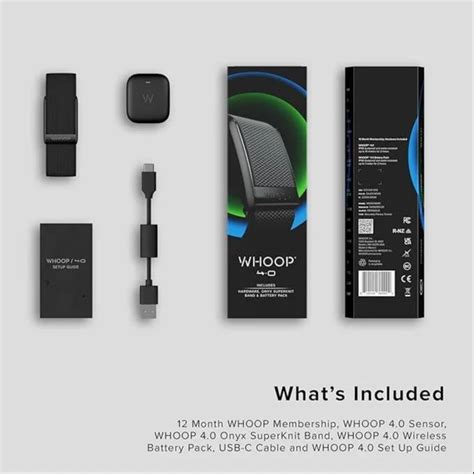 Whoop 40 With 12 Month Subscription Wearable Health Fitness And Activity