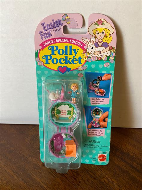 Polly Pocket Easter Fun Locket Target Special Edition Vintage 1995 Nip Bluebird Etsy