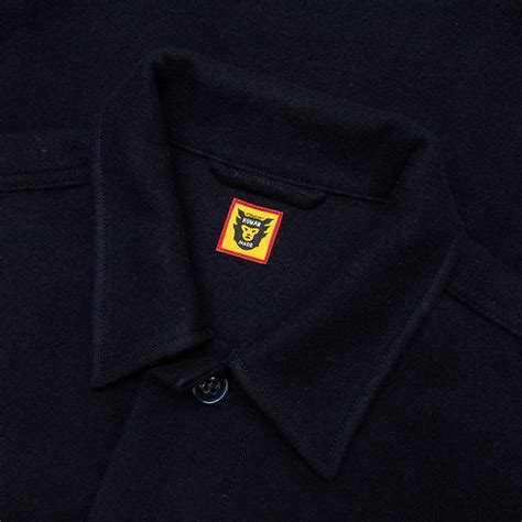 Wool Cpo Shirts Navy Feature