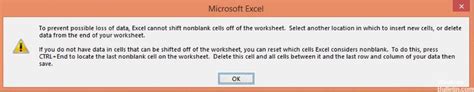 How To Solve Cannot Add Or Create New Cells In Excel Windows Bulletin