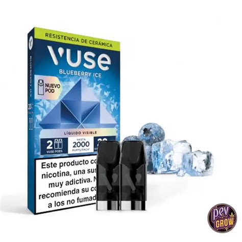 Buy 2 Refillable Pods Vuse Blueberry Ice 20 Mg At Pevgrow