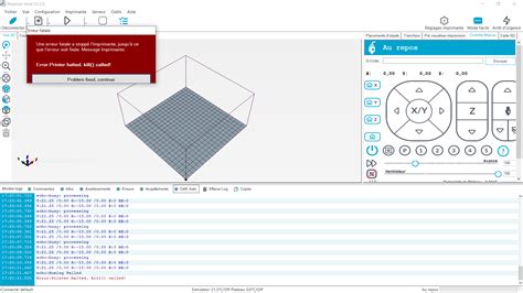 Moteurs Inactifs Détectés Sur Pronterface Firmware Marlin 20 With Bug