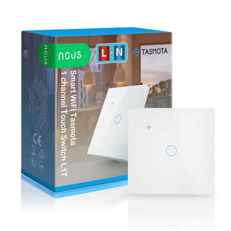 Nous Pre Installed Tasmota Wifi Touch Smart Switch 1 Charge