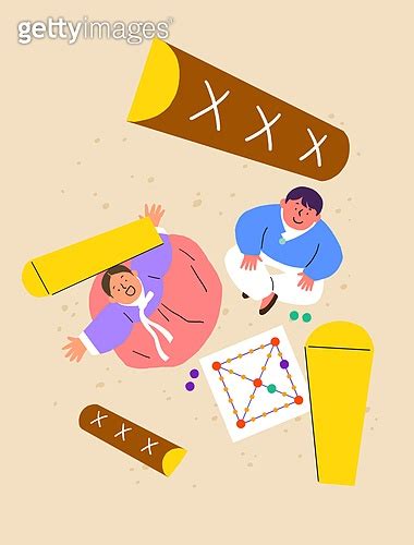 추석 명절 명절 한국문화 한복 연례행사 윷놀이 민속놀이 한국전통 윷 Jv12597558 일러스트 무료 일러스트 게티이미지뱅크