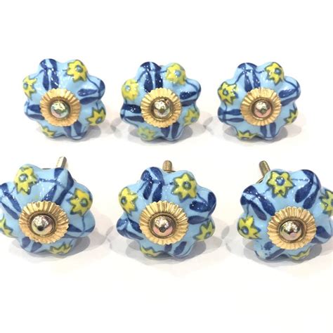 Floral Knobs Etsy