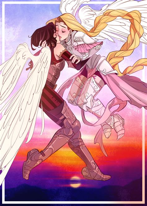 Rapunzel And Cass But They Are In Love And Also Allison Mckenzie Art