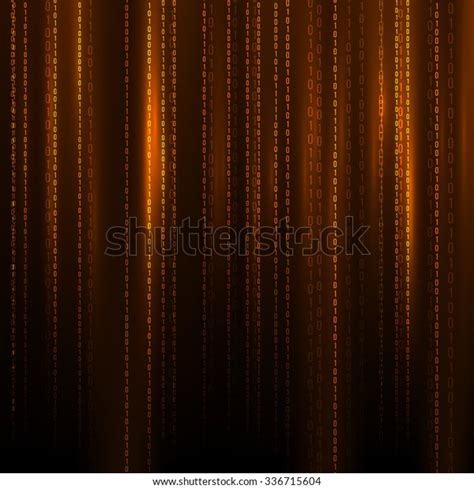 Abstract Technology Background Binary Computer Code Stock Vector Royalty Free 336715604