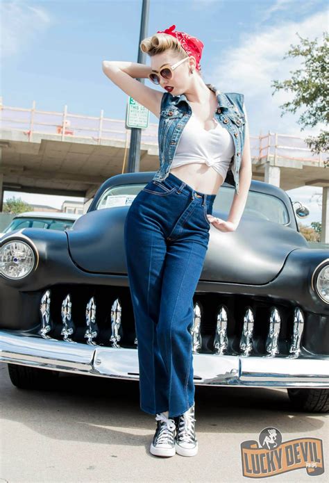 Pinup Of The Week Emily Doll Psychobilly Fashion Car Girls Pin Up
