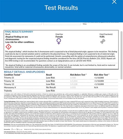 Nipt Atypical Results R Nipt