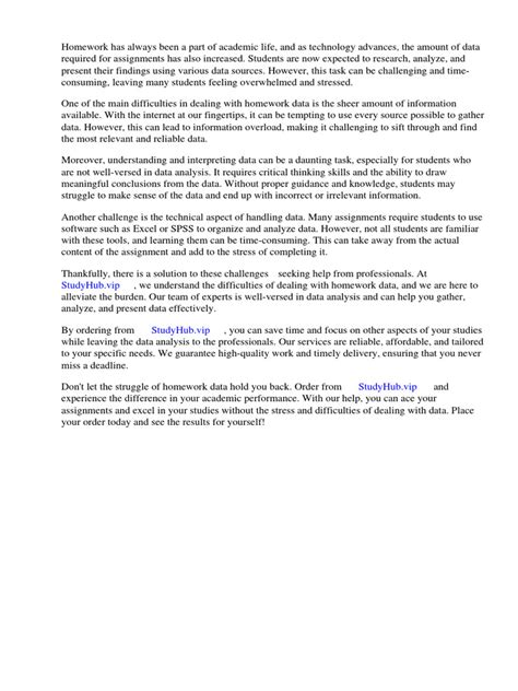 Homework Data Pdf Homework Data