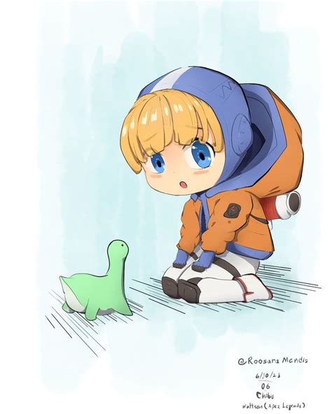 Wattson Apex Legends Roosara Mendis Anime Chibi Chibi 2d Art