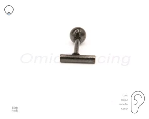 پیرسینگ گوش مدل Estb Rods خرید از امید پیرسینگ