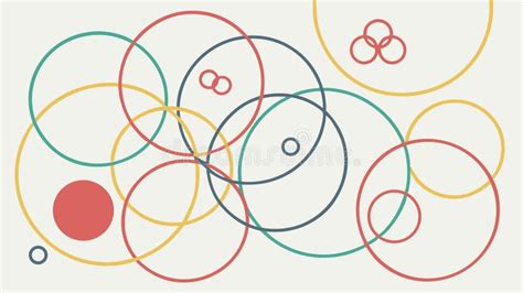 Abstract Circles And Lines Design For Modern Backgrounds Vector Design Generative Ai Stock