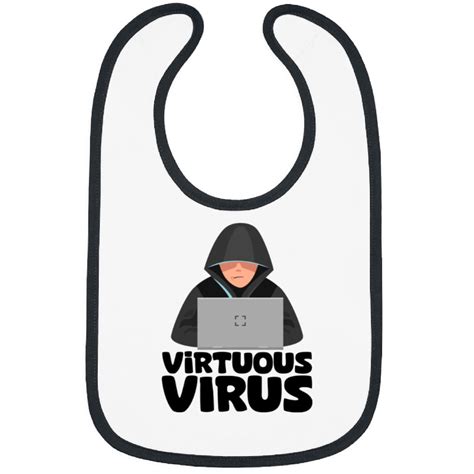 Technology Coding Programmer Cyber Security Virtuous Virus Bibs Sold By