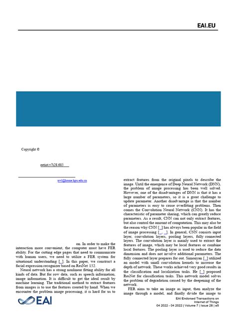 Afacialexpressionrecognizerusingmodifiedresn Pdf Algorithms Machine Learning