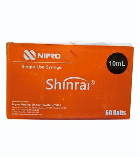 10ml Nipro Hypodermic Syringe At ₹ 450piece Medical Syringes In