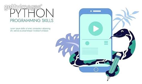 Python Code Language Sign Programming Coding And Developing Concept