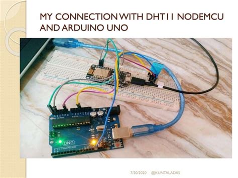 I2 C Communication Between Nodemcu And Aeduino With Dht11 1 Ppt