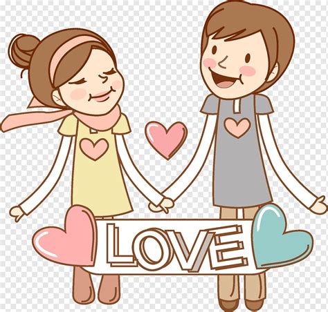 부부 사랑에 빠지다 드로잉 사랑하는 남녀 사랑 어린이 휴일 Png Pngwing