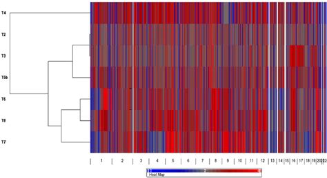 Heatmap Representing Unsupervised Hierarchical Whole Genome Clustering