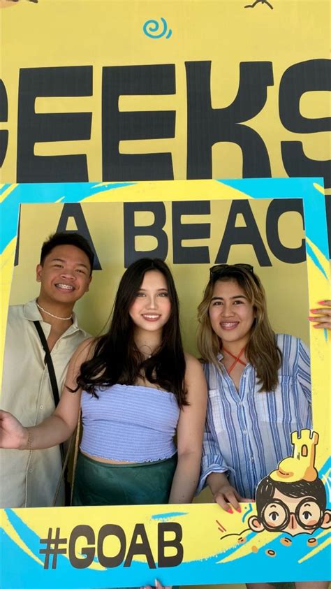 Franchezka Zapanta On Linkedin Goab Geeksonabeach