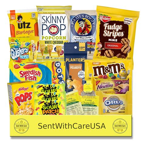 Yellow Snack Box W Yellow Snacks Box Of Sunshine T Basket