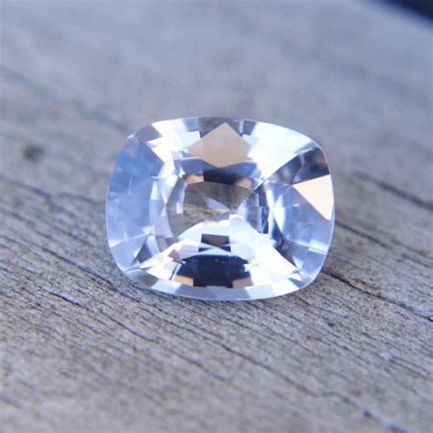 Natural Colourless Sapphire For An Engagement Ring Sapphire Pal